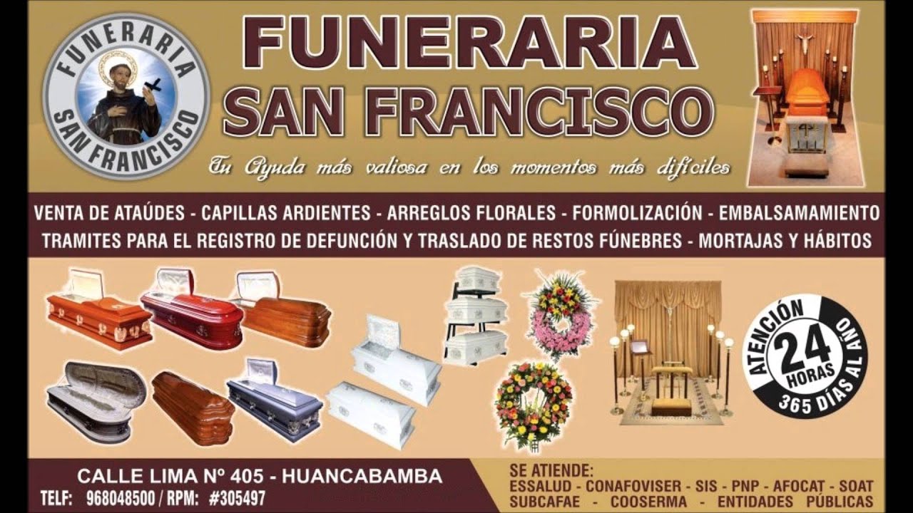 La elegancia y serenidad del Logo de Funeraria San Francisco | Funeraria SF